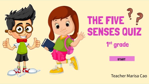 The Five Senses Quiz | Genially