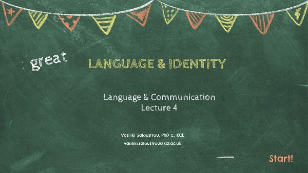 Language & Identity