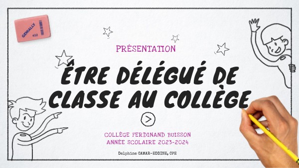 Délégué de classe au collège