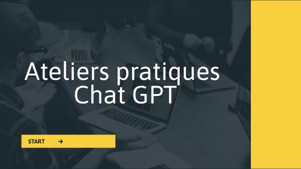Ateliers pratiques ChatGPT | Genially