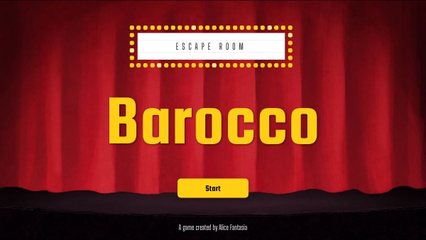 ESCAPE ROOM BAROCCO | Genially