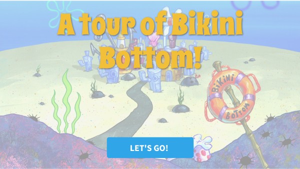 Spongebob house vocabulary | Genially