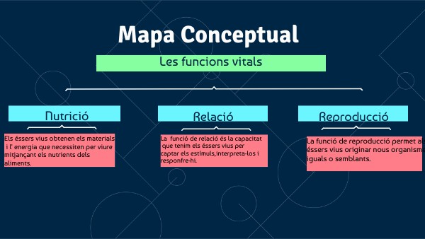 MAPA CONCEPTUAL ÉSSERS VIUS