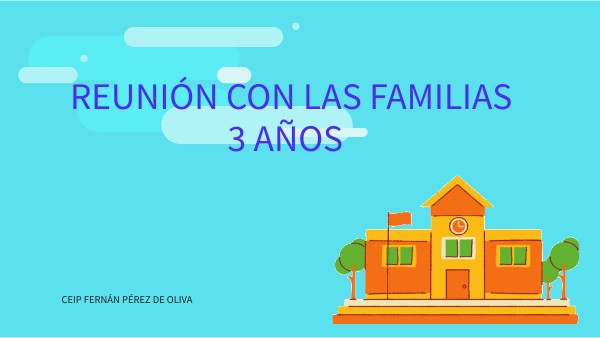 Reunión 3 años | Genially