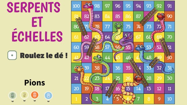 Serpents et échelles | Genially