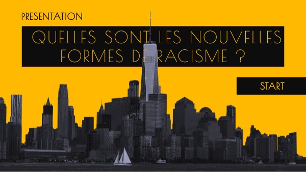Oral sur le racisme | Genially