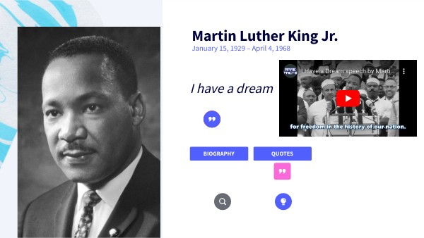 Martin Luther King Jr | Genially