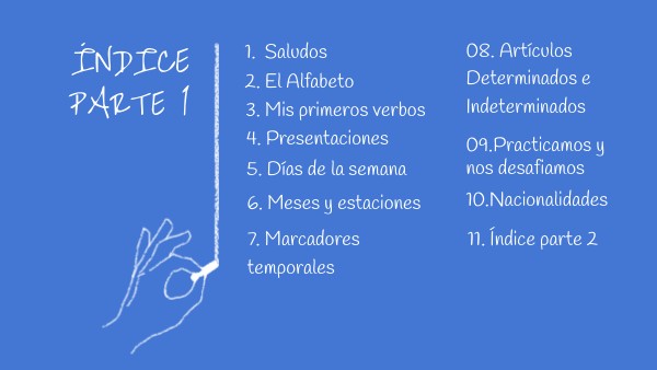 PRESENTE DEL INDICATIVO - A1