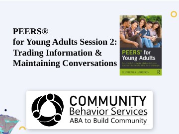 PEERs YA Social Coach Session 2 | Genially