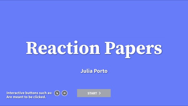 Reaction Papers
