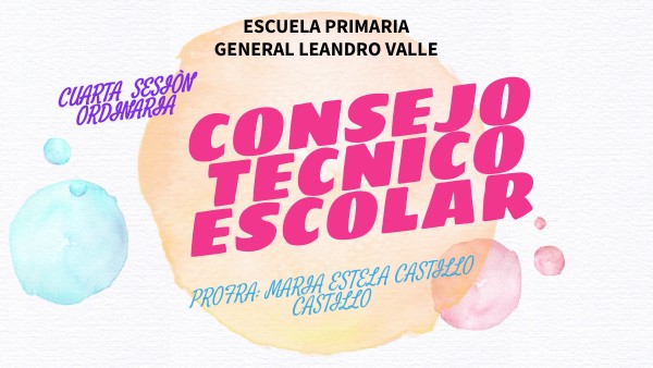 PRESENTACIÒN CTE. PROFRA ESTELA | Genially