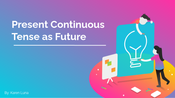 Present Continous Tense as Future | Genially
