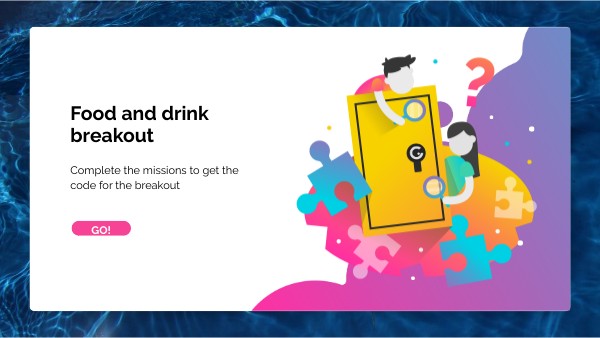 Food and drink breakout