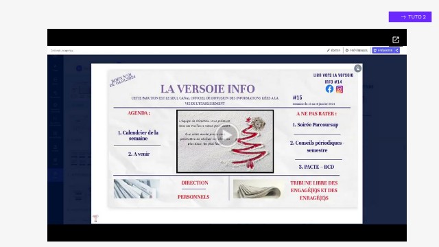 TUTORIEL LA VERSOIE INFO | Genially