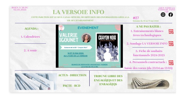 LA VERSOIE INFO 27