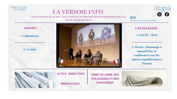 LA VERSOIE INFO 24