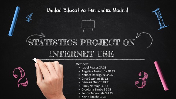 STATISTICS PROJECT ON INTERNET USE | Genially