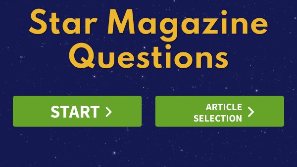 Star magazine questions