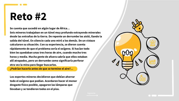 RETO #2 PARA LA INNOVACIÓN Y LA CREATIVIDAD