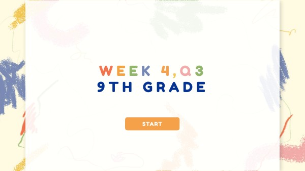 9th Grade English Week 4, Q3 | Genially