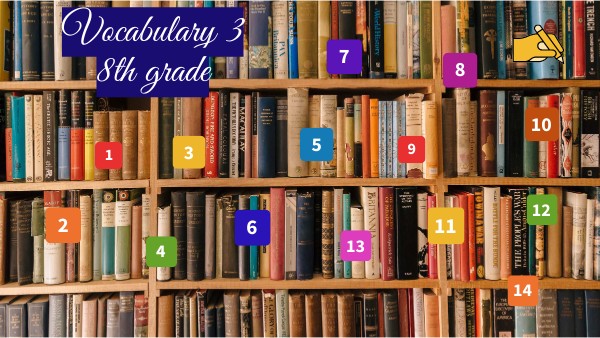Vocabulary List 2, 8th grade | Genially