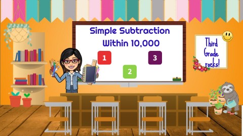 Simple Subtraction Within 10,000