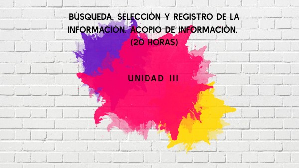 Unidad III | Genially