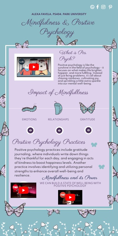 Mindfulness and Positive Psychology | Genially