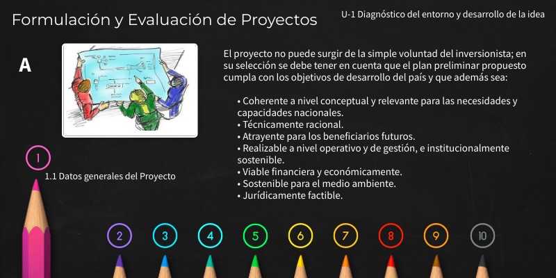 Form y Eval de Proy U-1 | Genially