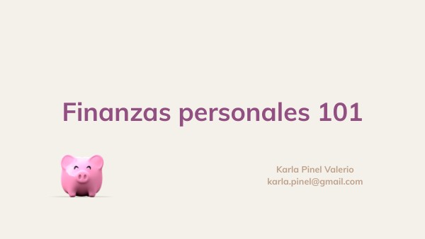 Finanzas personales 101 | Genially