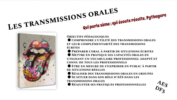 Communication orale AES