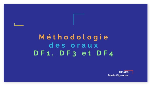 AES Méthodologie des oraux | Genially
