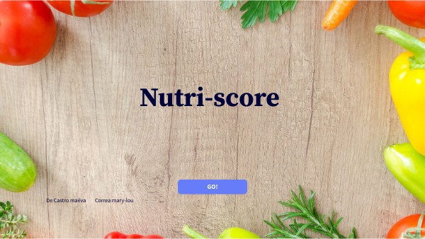 Nutri-score | Genially