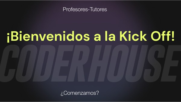 Nueva Kick Off | Genially