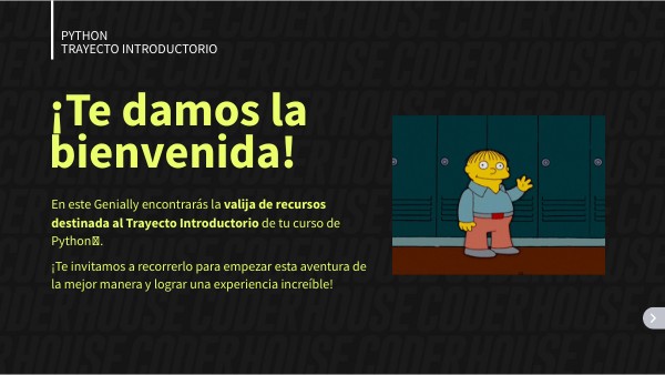Valija introductoria Python | Genially