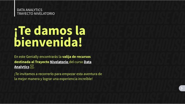 Nivelación Data Analytics | Genially