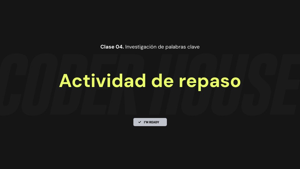 Actividad de Repaso- SEO Clase 4