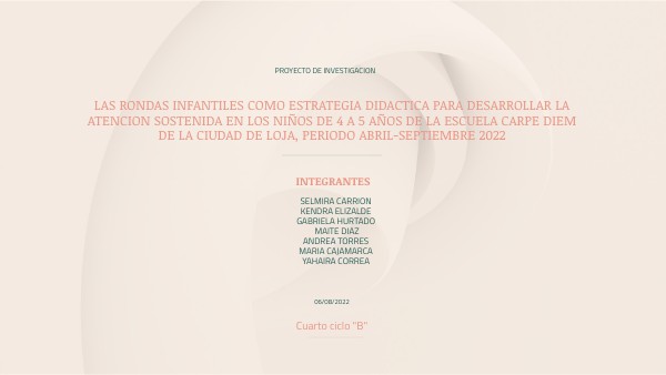 PROYECTO FINAL | Genially