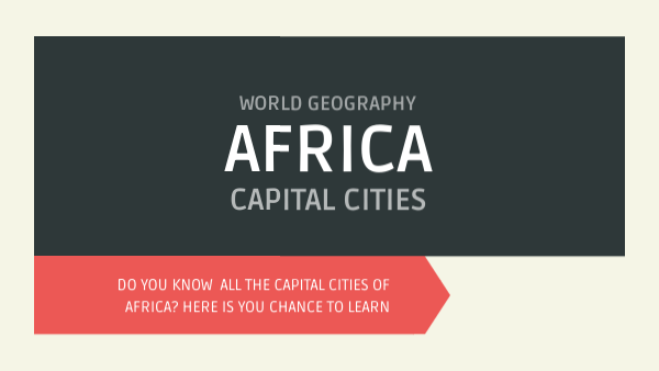 Full - African Capital Cities