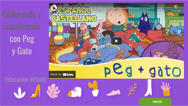 Ordenando y clasificando con Peg y Gato | Genially