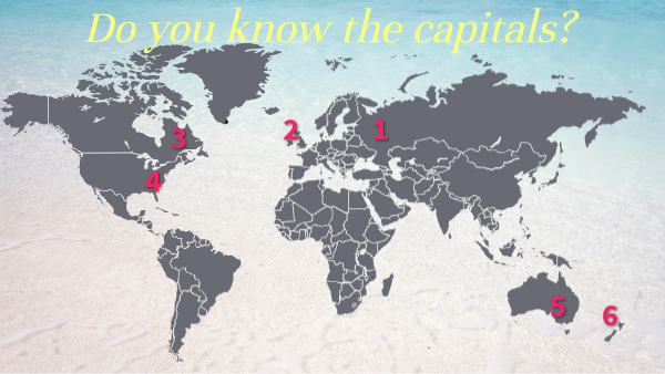 Do you know the capitals? | Genially