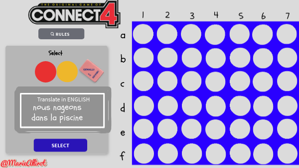 connect 4 er verbs