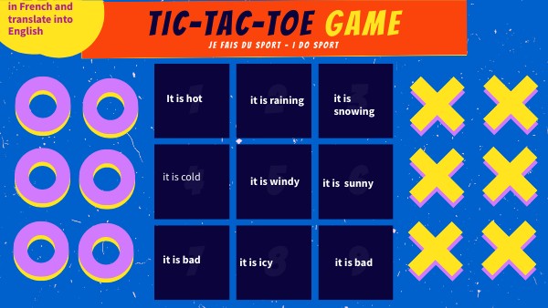weather tic tac toe