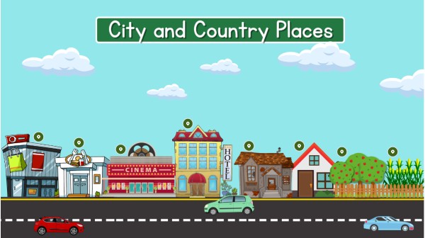 City and Country Places