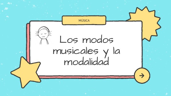 Presentación Los modos musicales y las escalas
