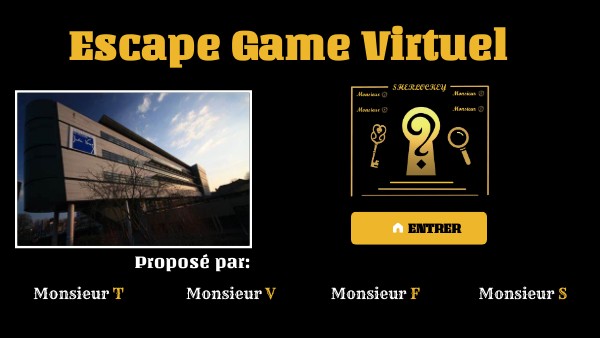 Projet Tuteuré Escape Game 2020-2021 Sherlockeys | Genially