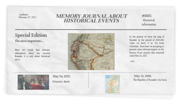 Memory journal about historical events. By Jean Pierre Jarrín. | Genially