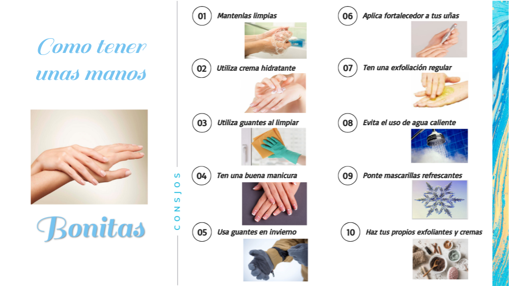 Consejos para tus manos | Genially