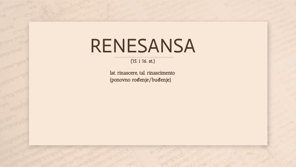 Renesansa: Ivana Milin Pućo | Genially