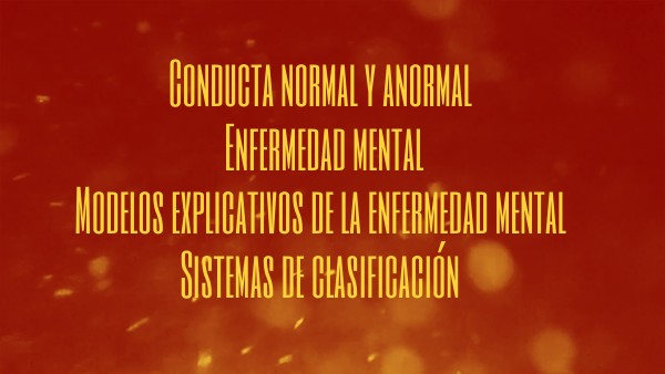 Conducta normal y anormal | Genially